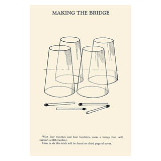 Making the Bridge, 12" x 18" - Traditional - Prints And Posters - by ...