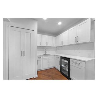 Home bar area: Sutton Place Three Bedroom Remodel - Family Room - New ...