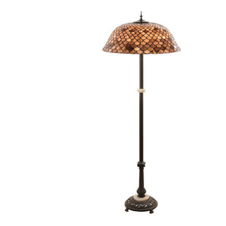 62 High Fishscale Floor Lamp - Beach Style - Floor Lamps - by Meyda ...