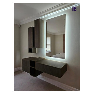 London's Floating Dressing Table Set with Sleek LED Lighting | Inspired ...
