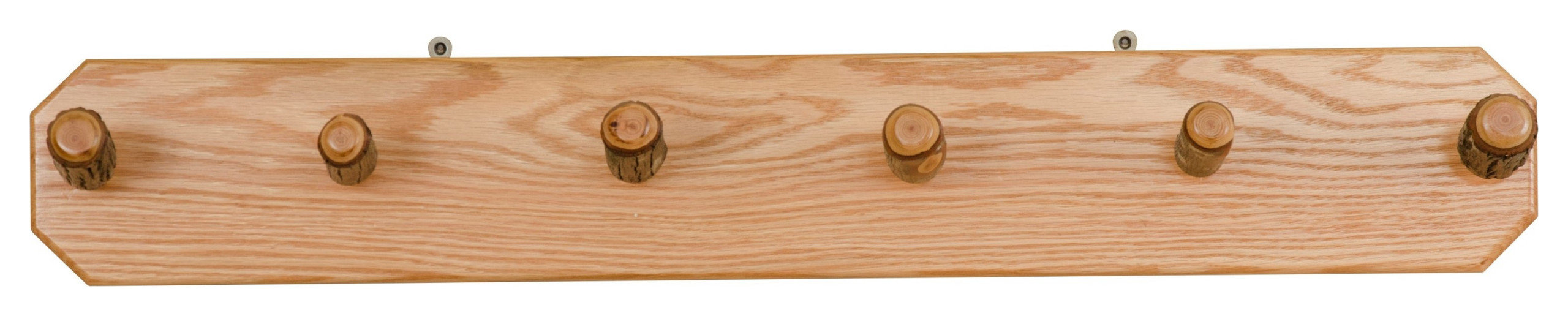 Hickory Log Peg Board, 4 Foot - Rustic - Wall Hooks - by Furniture Barn ...
