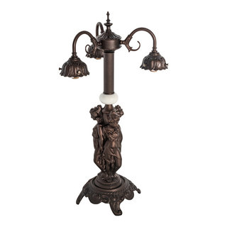 23" High 3 Graces 3 Light Table Base - Traditional - Lamp Bases - by ...