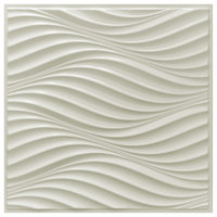 Off White Waves 3D Wall Panels - Modern - Wall Panels - by Dundee Deco ...