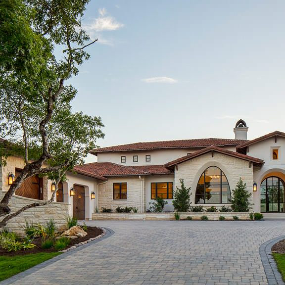 75 Mixed Siding Exterior Home with a Tile Roof Ideas You'll Love ...