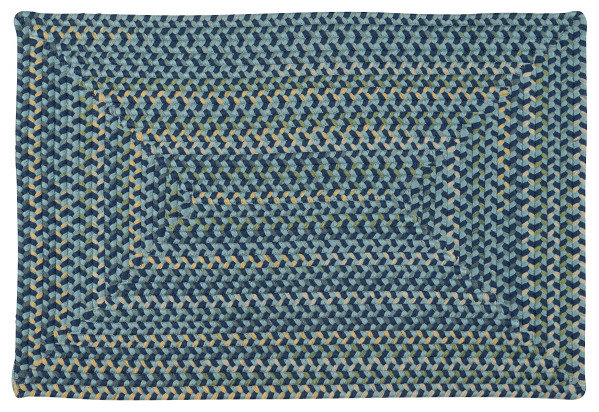 Colonial Mills Rug Pinto Blue Square, 11X11 - Beach Style - Area Rugs ...
