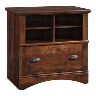 Sauder Harbor View Engineered Wood Lateral File Cabinet in Salt Oak ...