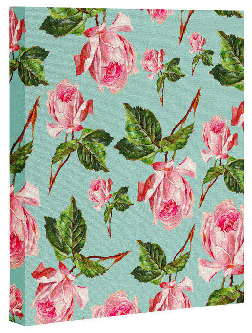 Deny Designs Allyson Johnson Prettiest Roses Art Canvas, 16x20 ...