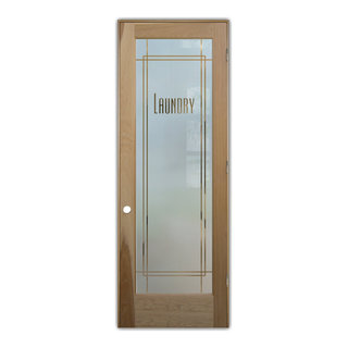 Laundry Room Doors - Ultra Laundry Frosted Glass Design - 28" x 80 ...