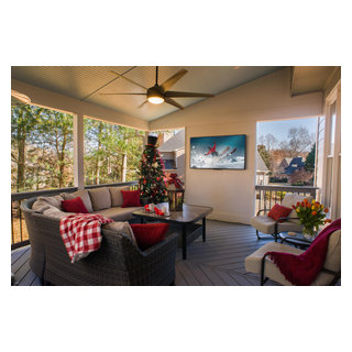 Open Back Porches - Transitional - Porch - Atlanta - by Atlanta Decking ...
