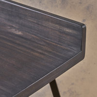 GDF Studio Hazel Indoor Acacia Wood Bar Stools With Iron Legs, Set of 2 ...