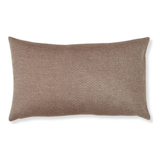 Earth Tone Woven Textured Lumbar Pillow Cover - Transitional ...