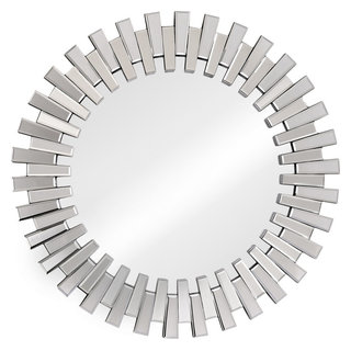 Zuo Modern Sundial Mirror, Clear, 850109 - Contemporary - Wall Mirrors ...