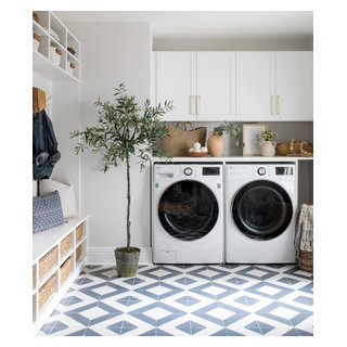 Rockville Centre Colonial - Transitional - Laundry Room - New York - by ...