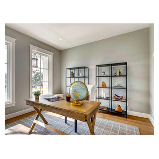 81st Cape Cod - Home Office - Los Angeles - by Alison White Homes | Houzz