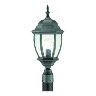 Traditional Covington 1-Light Outdoor Post - Contemporary - Post Lights ...