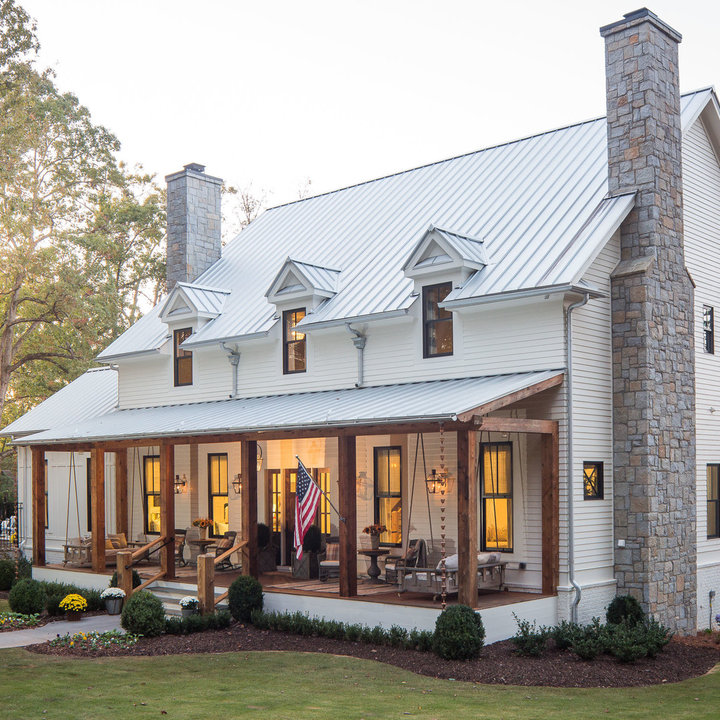 75 Beautiful Exterior with a Gable Roof Ideas & Designs - December 2025 ...