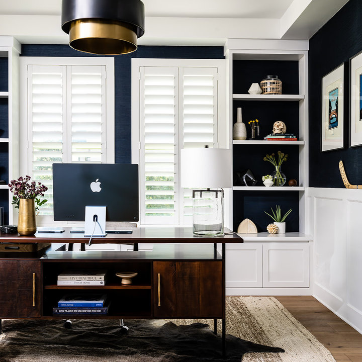 75 Wainscoting Home Office Ideas You'll Love - July, 2025 | Houzz