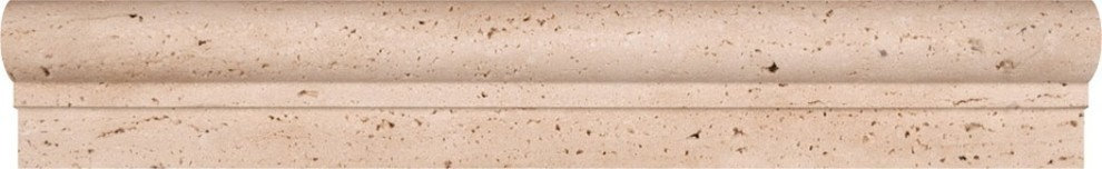 Tuscany Classic Chair Rail Honed Listello, 30 Pieces - Traditional ...