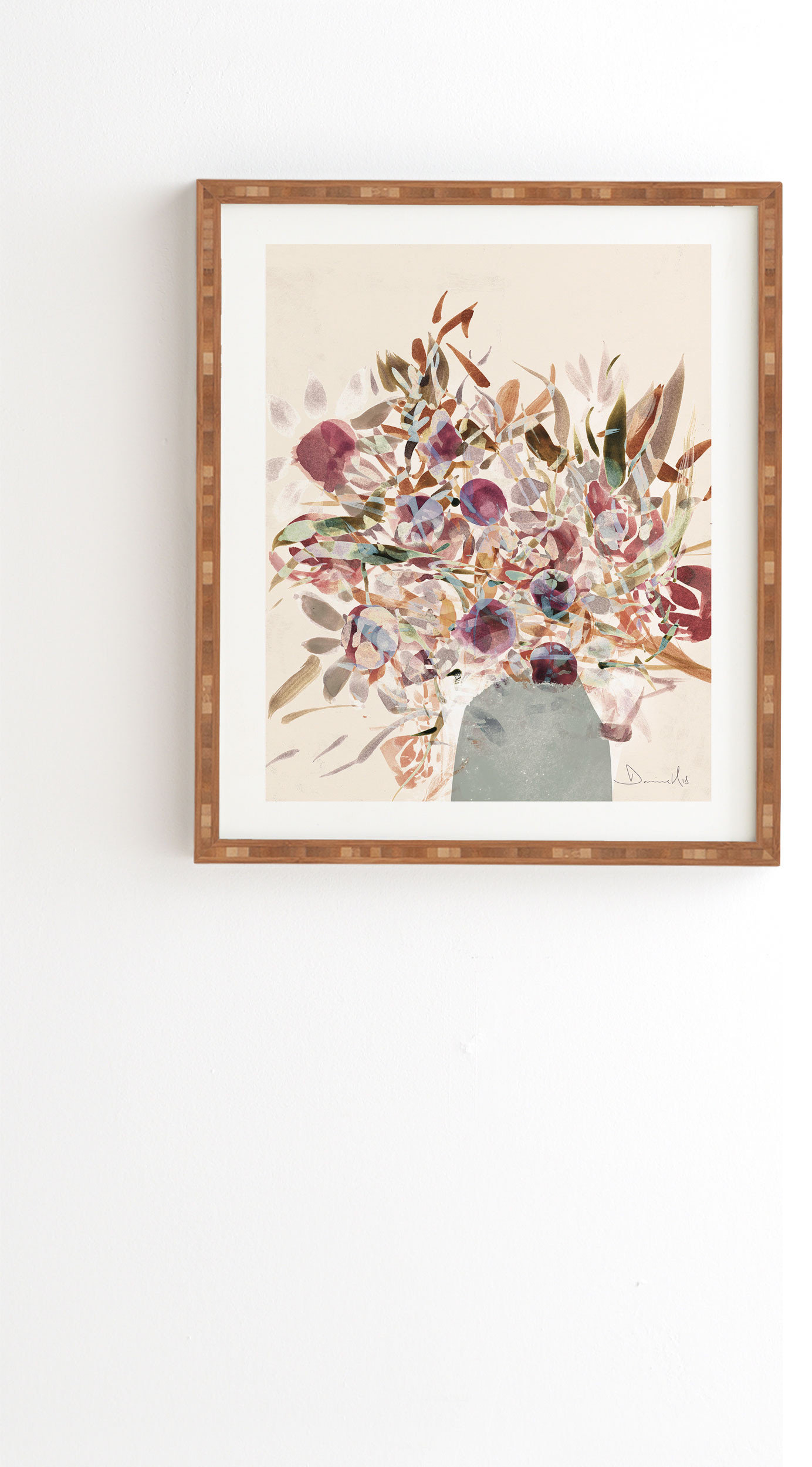 Dan Hobday Art Blooms 1 Framed Wall Art, 11x13" - Contemporary - Prints And Posters - by Deny ...