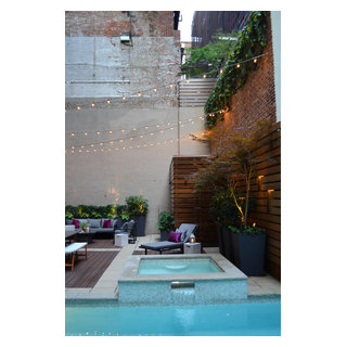 Tribeca Pool Garden - Contemporary - New York - by Jeffrey Erb | Houzz
