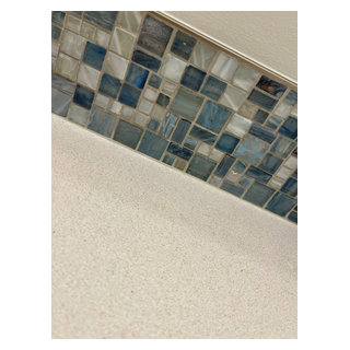 Backsplash: Lunada Bay Glass Tiles - Coastal - Bathroom - by Marshall ...
