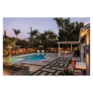 Tropical Modernism - ADU, Backyard remodel and an Addition in Burbank ...