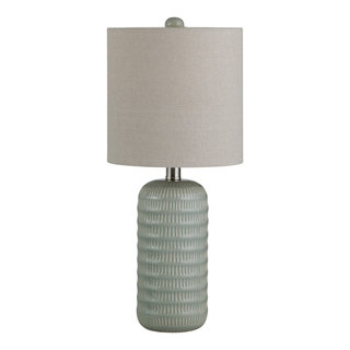 20.5"H Ceramic Table Lamp with Shade - Mediterranean - Table Lamps - by ...
