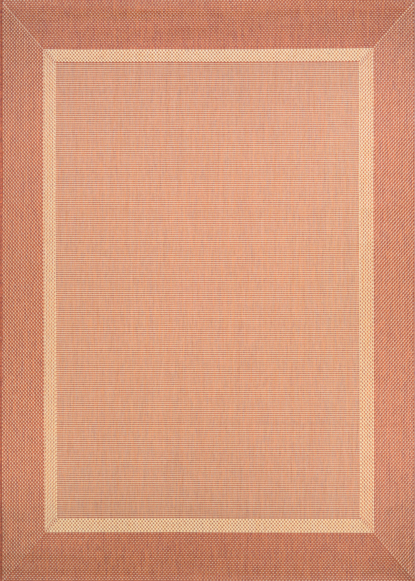 Couristan Recife Stria Texture Natural-Terra Cotta Square Rug 8'6"x8'6 ...
