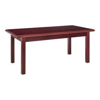 Table Desk, Mahogany, 36x72, 72"W x 36"D x 29"H - Transitional - Desks ...
