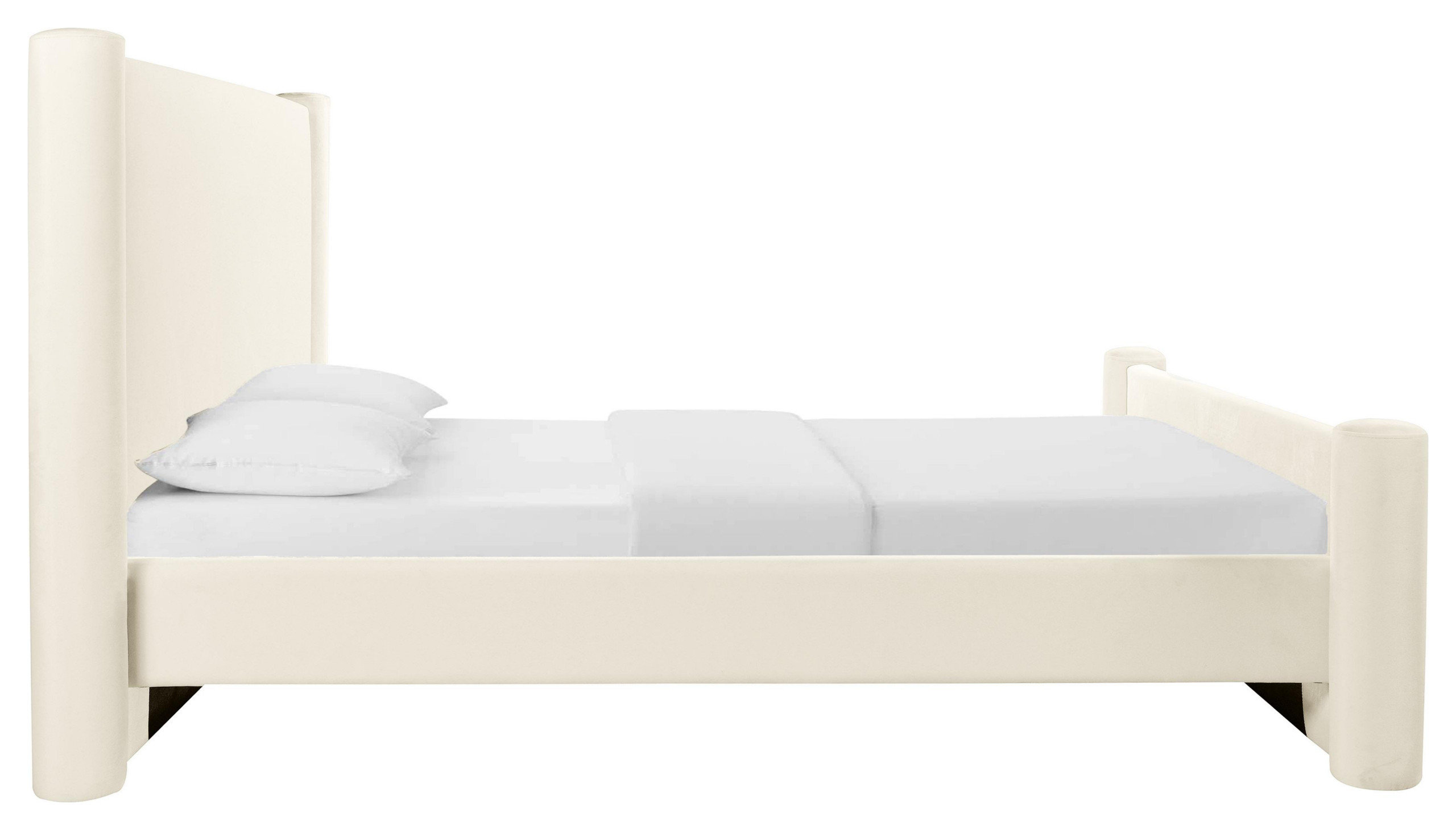 Athara Velvet Full Bed, queen - Transitional - Platform Beds - by TOV ...