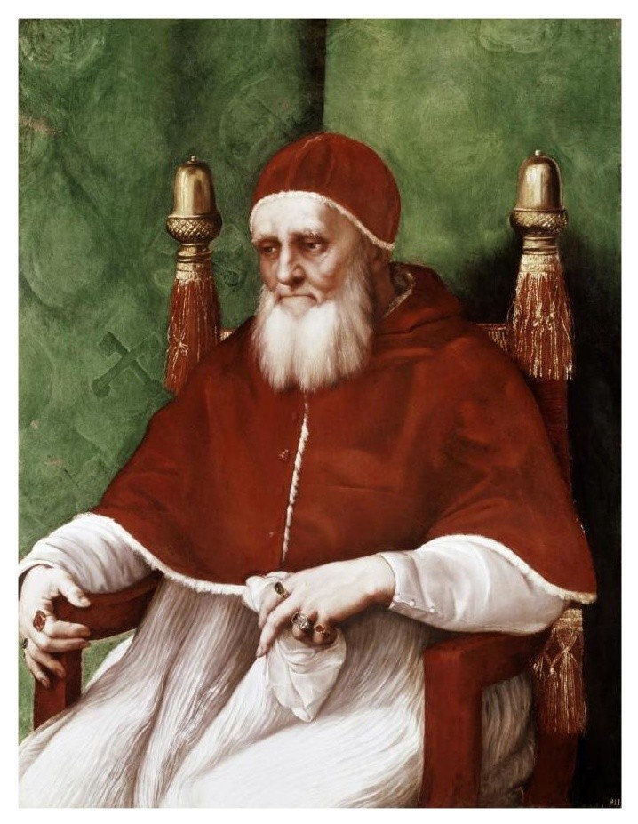 "Pope Julius II" Digital Paper Print by Raphael, 14"x18", 14"x18 ...