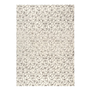 Hand Tufted White Wool Area Rug, 5'6"x7'10" - Contemporary - Area Rugs ...