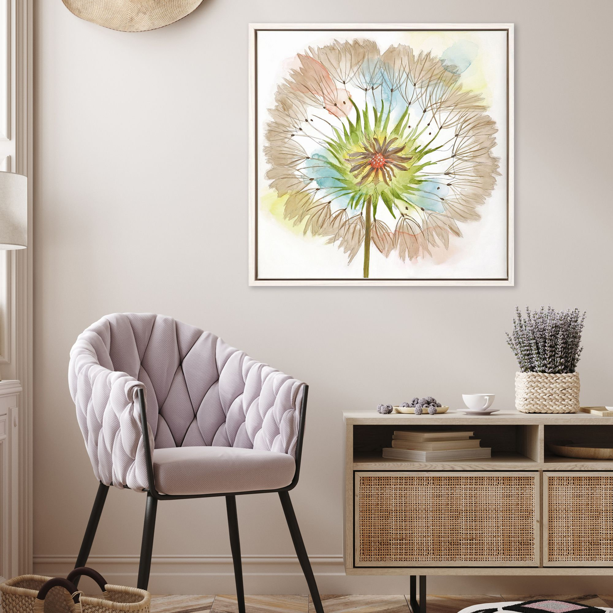 Dandelion IV - Contemporary - Paintings - by Paragon Decor | Houzz