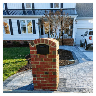 Elliptical Arch Brick Mailbox - Exterior - Other - by Boyd's Custom ...