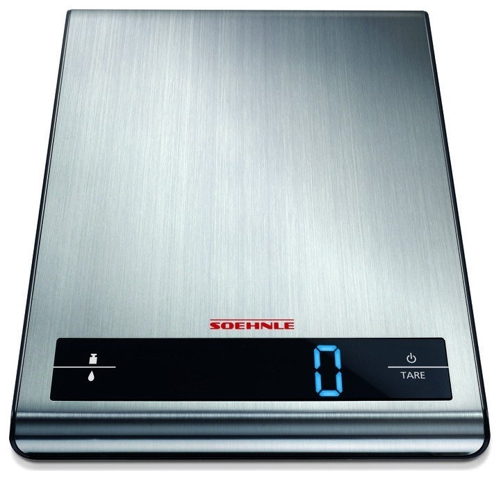 Soehnle 66171 Attraction Professional Stainless Steel Kitchen Scale ...