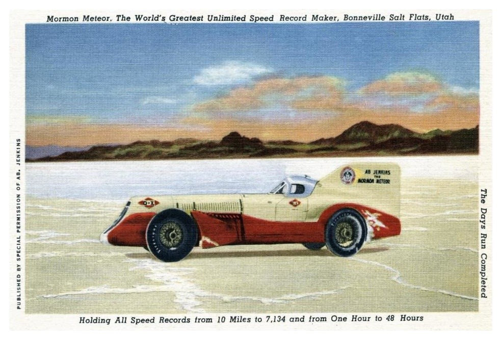 "Mormon Meteor; The Days Run Complete" Paper Print by Retrotravel, 20 ...