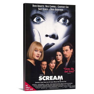 "Scream (1996)" Wrapped Canvas Art Print, 16"x24" - Contemporary ...