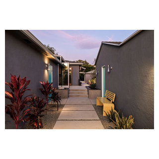 Tropical Modernism - ADU, Backyard remodel and an Addition in Burbank ...
