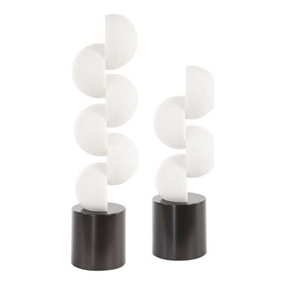 Uttermost 18198, Sculptures 2-Piece Set, Symmetry, Dark Bronze - Modern ...