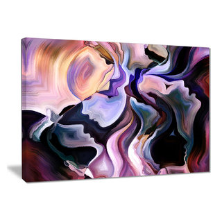 "Voyages to Inner Self" Abstract Canvas Art Print, 20"x12 ...