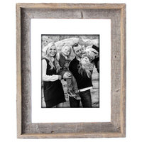 16" X 20" Rustic Reclaimed Wood Picture Frame - Rustic - Picture Frames ...