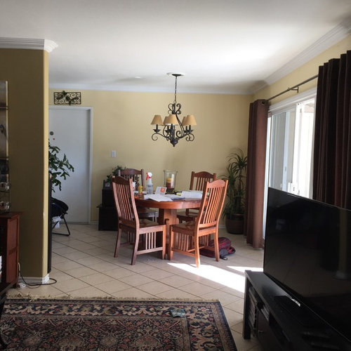 Walk through living room