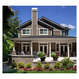 Back Porch Renovation and Expansion - Transitional - Patio - Seattle ...