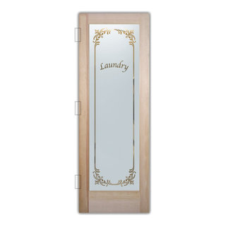 Laundry Door - Lenora - Primed - 28" x 80" - Book/Slab Door, 30" (2/6 ...