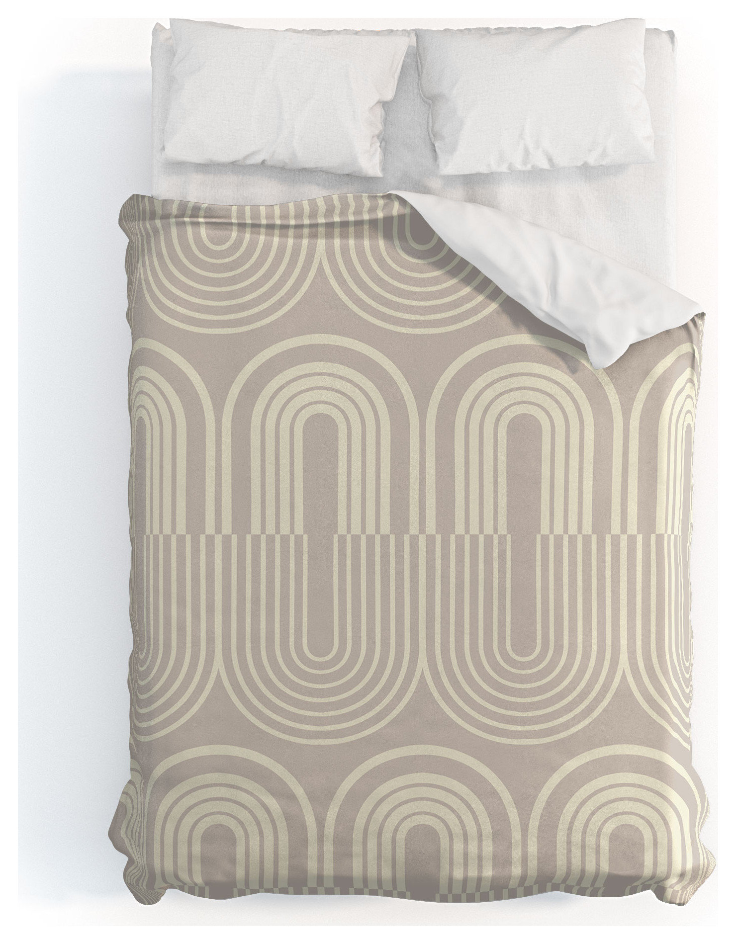 Deny Designs Grace Arch Pattern Duvet Cover, Queen - Contemporary ...