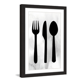 "Silverware" Framed Painting Print, 16x24 - Contemporary - Prints And ...