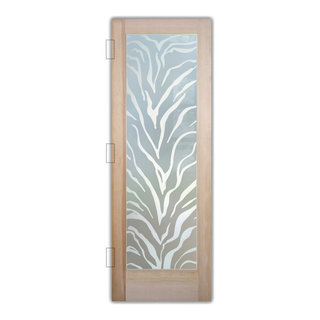 Interior Prehung Door or Interior Slab Door - Tiger Stripes - Primed ...
