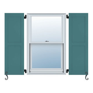 Atlantic Architectural Two Equal Flat Panels, Flat Panel Shutters, 30 ...