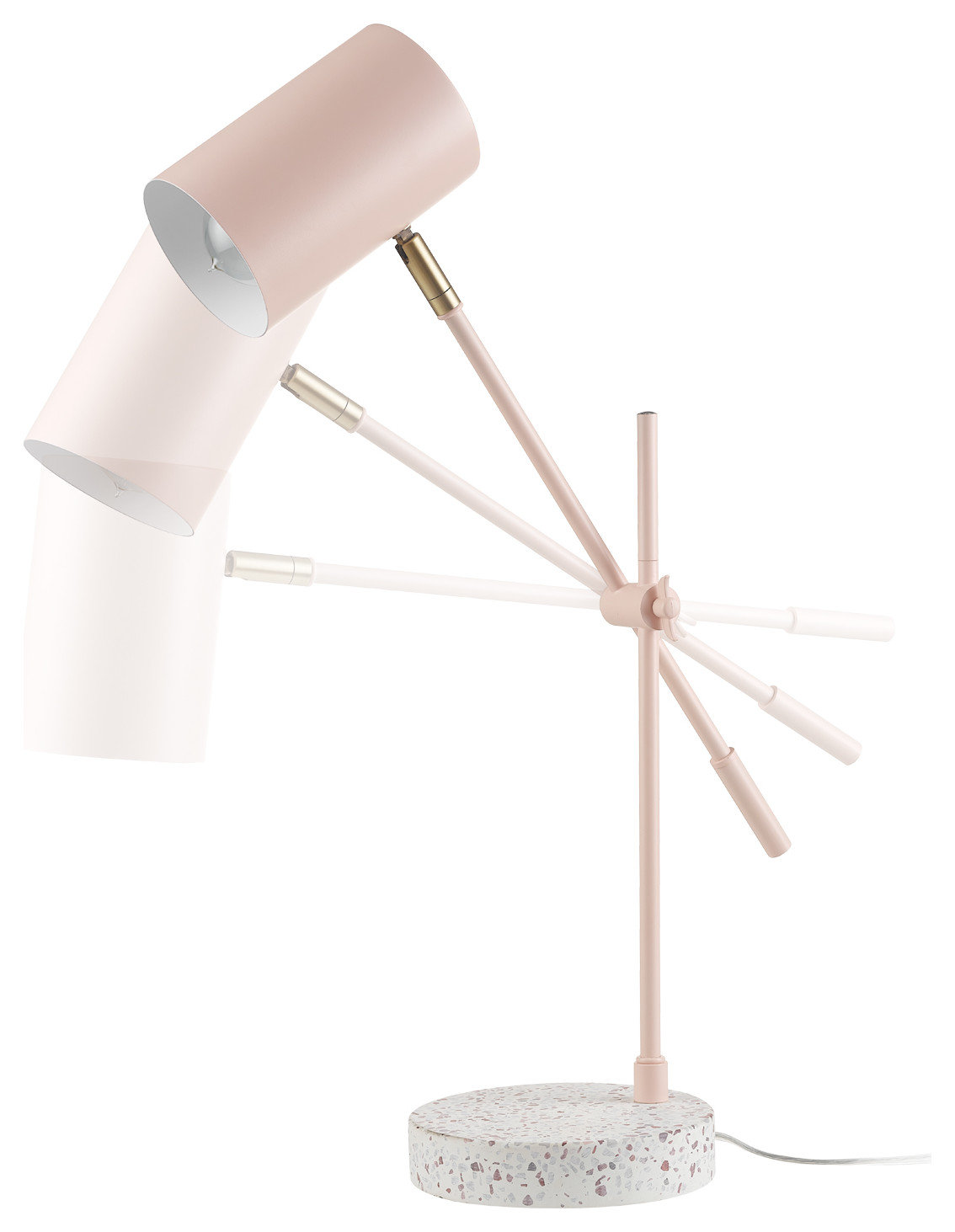 Pratt 18" Matte Pink Adjustable Balance Arm Desk Lamp - Contemporary ...