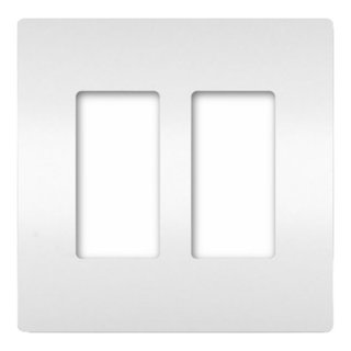 Legrand® RWP262WCC6 Two-Gang Screwless Plastic Wall Plate, White ...